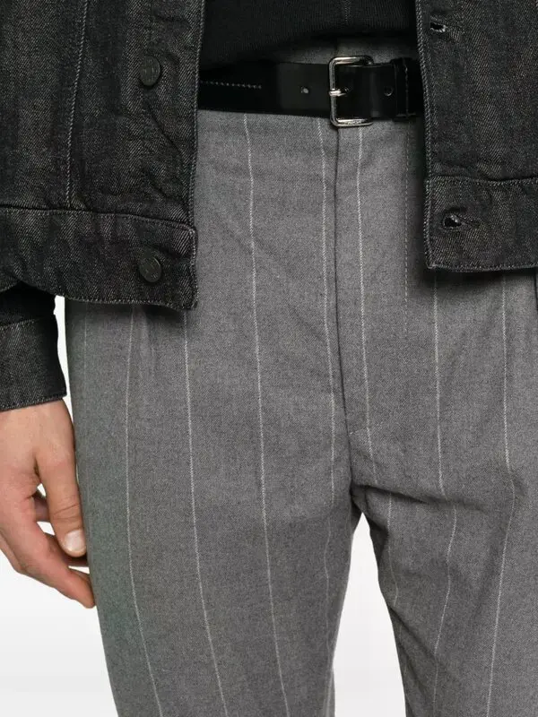 DONDUP Pinstripe Pleated Trousers