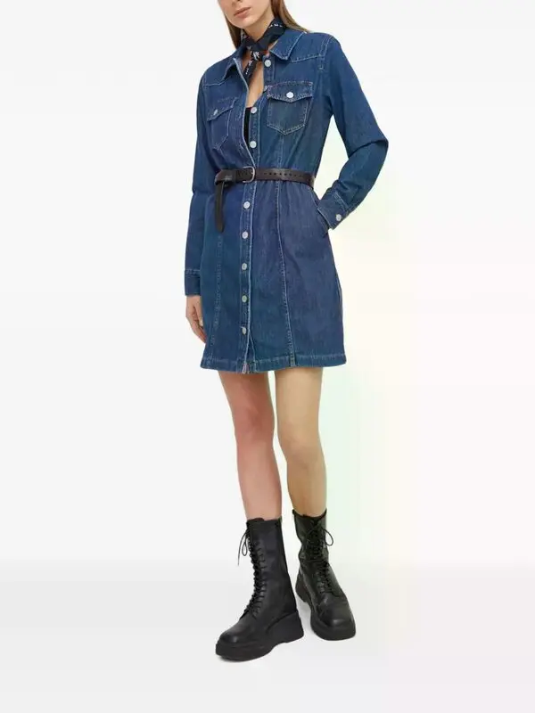 LEVI'S Flynn Button-up Mini Dress - Blue