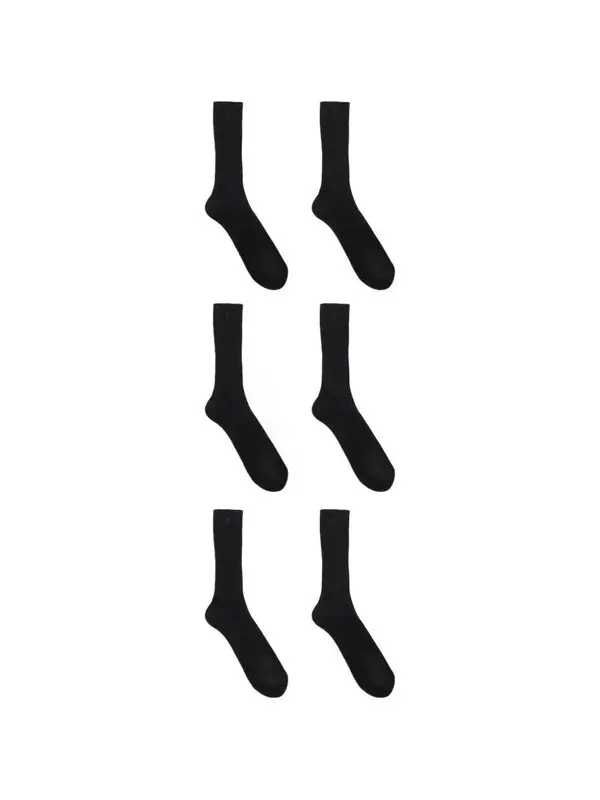 AMI Paris De Coeur Ribbed-knit Socks