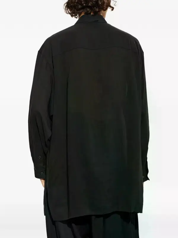 Yohji Yamamoto Button-down Flap-pocket Shirt