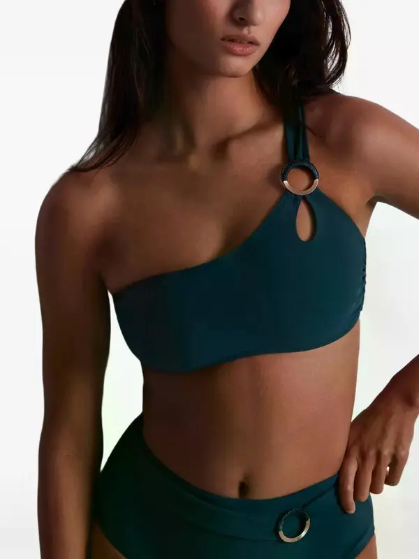AUBADE Secret Cove Asymmetrical Bikini Top - Blue
