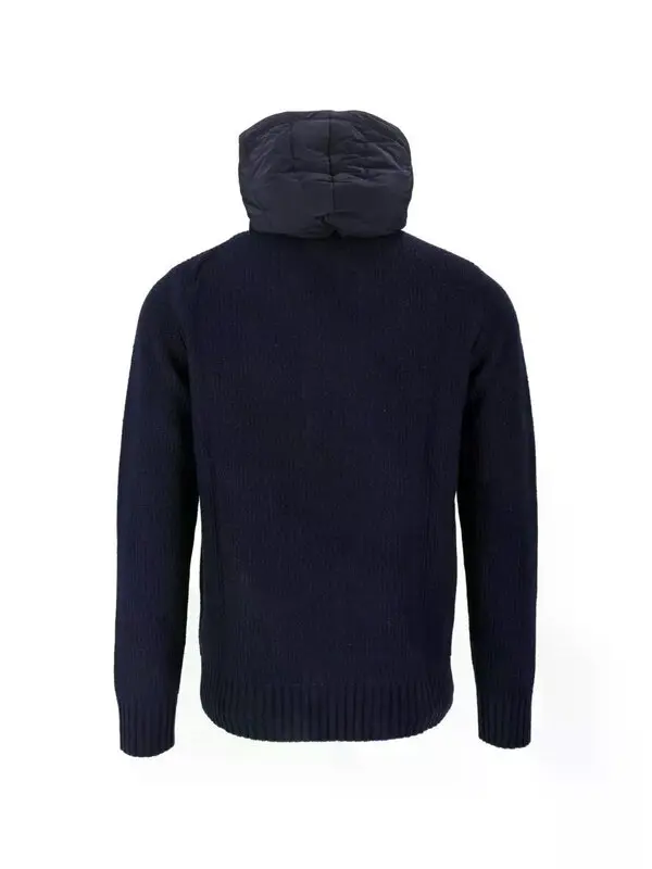 BALLANTYNE Hooded Elbow-patch Cardigan