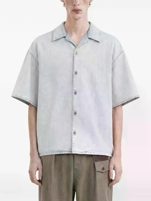 Loewe Short-sleeve Denim Shirt