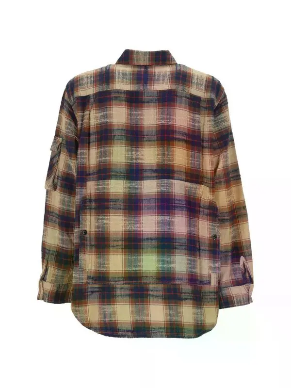 ROY ROGER'S Xengineered Garments Check-pattern Workwear Shirt