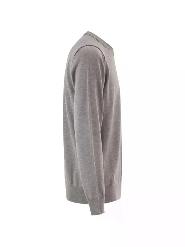 Stone Island 5100053 Compass-patch Crew-neck Sweater