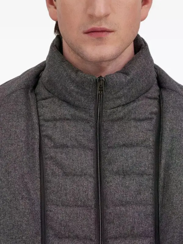 Herno Quilted Flannel Coat