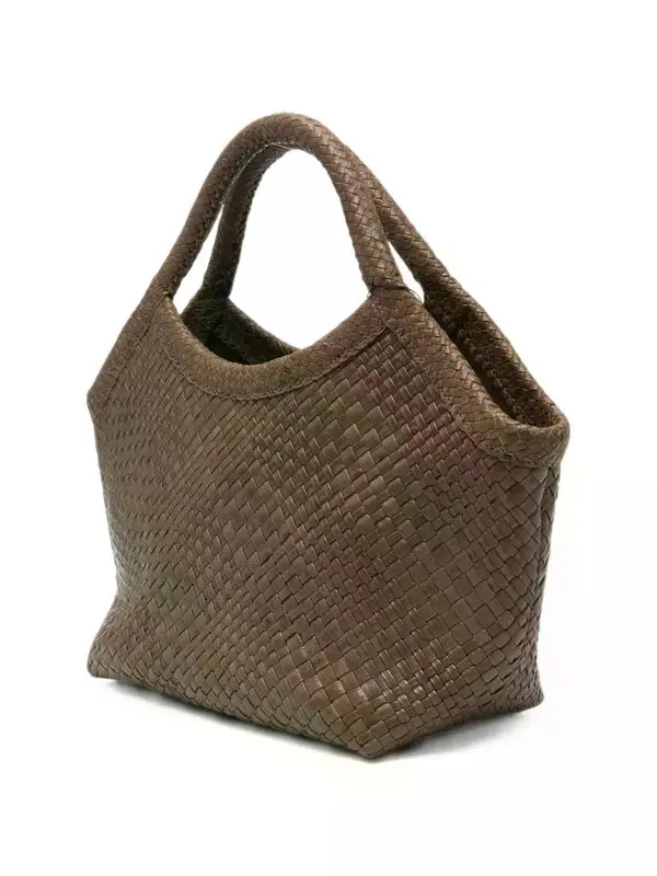 IBELIV Medium Pure Woven-leather Tote Bag
