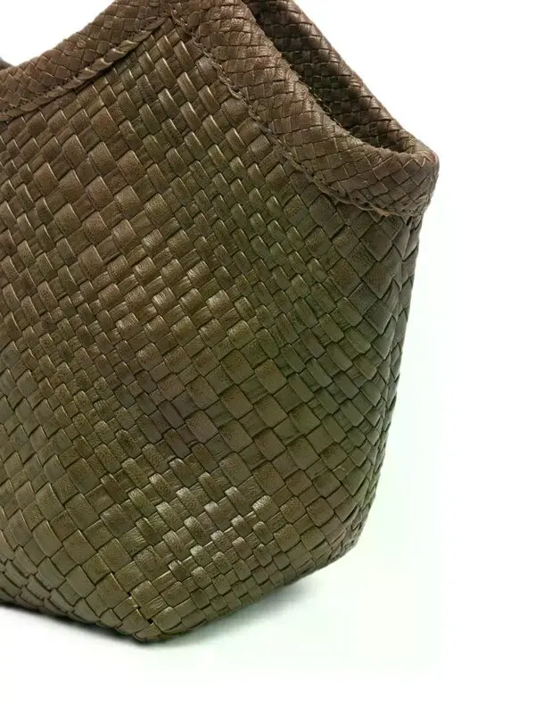 IBELIV Medium Pure Woven-leather Tote Bag