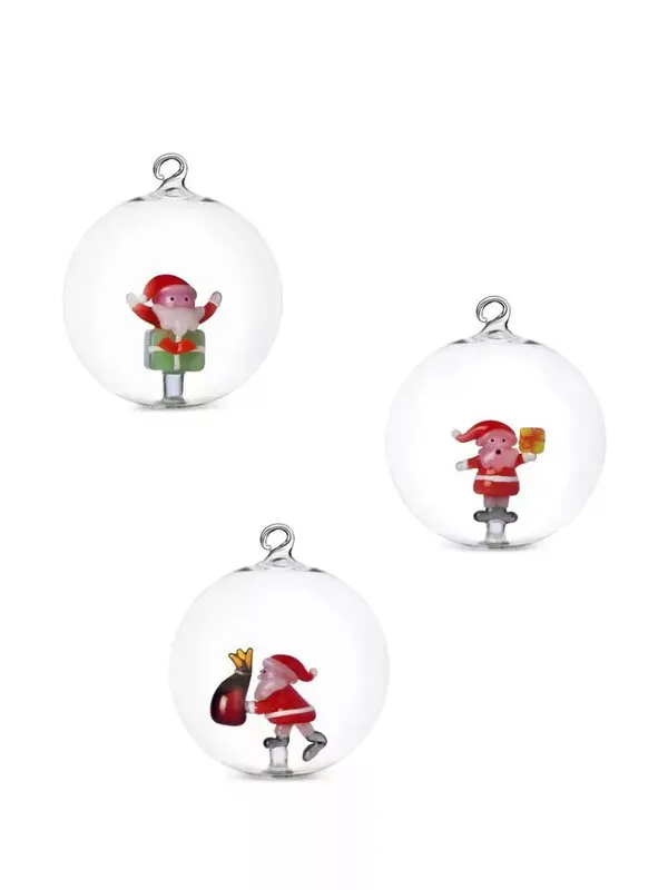 ICHENDORF MILANO Santa Claus Baubles - White