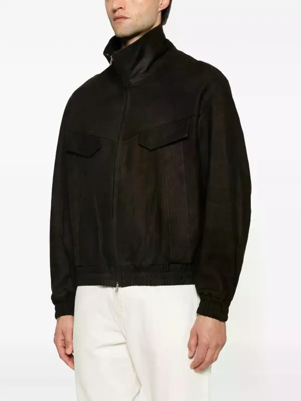 LOW BRAND Zip-up Panelled Jacket