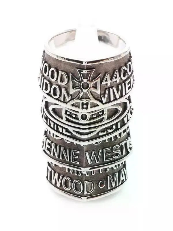 VIVIENNE WESTWOOD Josephus Armor Ring - Silver