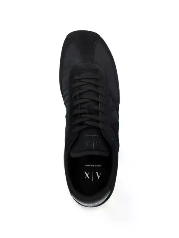 Armani Exchange Logo-patch Panelled Sneakers