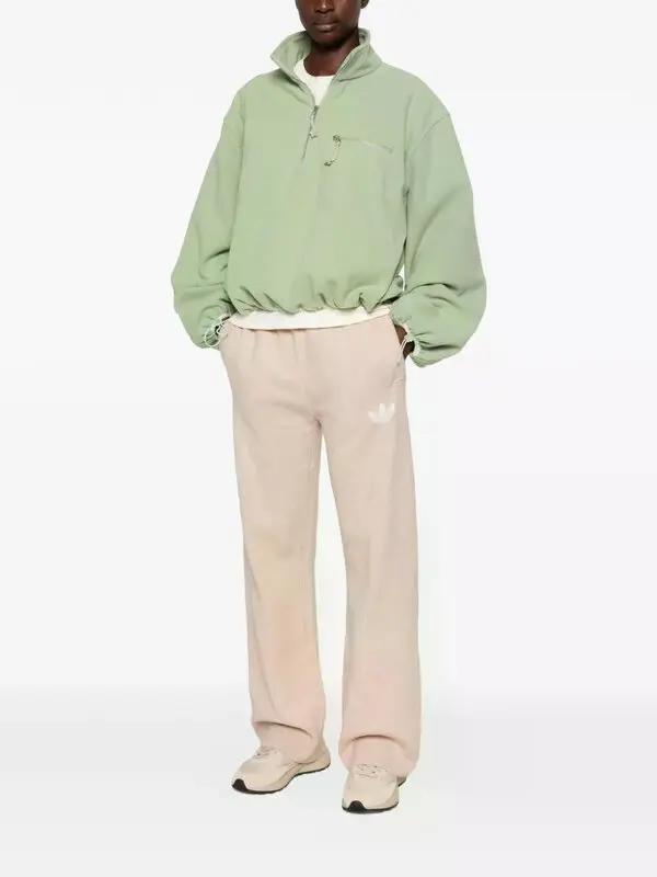Adidas Logo-embroidered Drawstring Track Pants - Neutrals