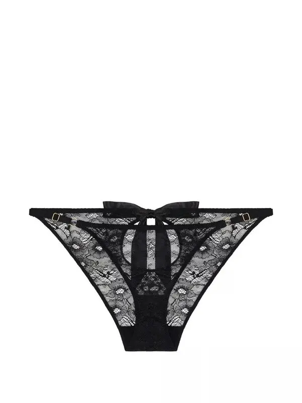 AUBADE Boite A Desir Lace Briefs - Black