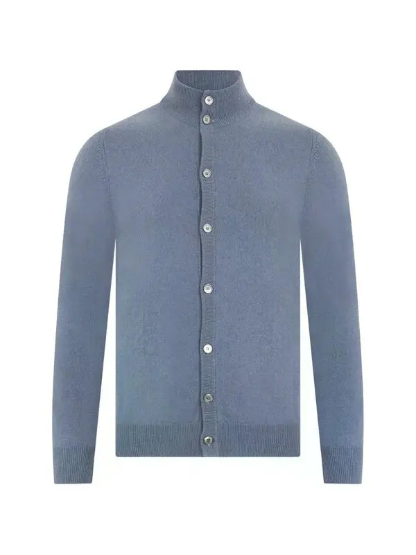 Fedeli High-neck Cashmere Cardigan
