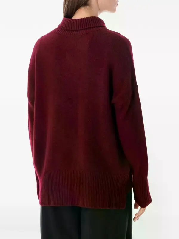 LISA YANG Heidi Roll-neck Drop-shoulder Sweater