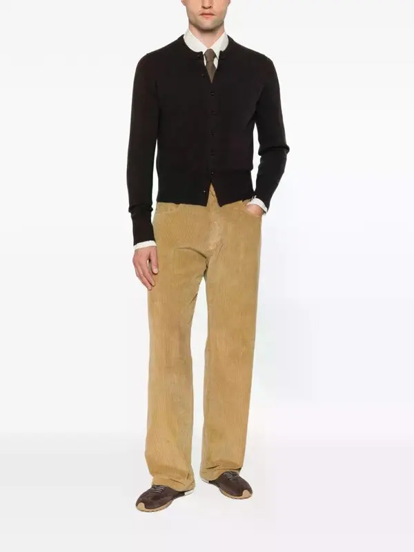 Extreme Cashmere Nº 435 Little Lamb Button-front Cardigan
