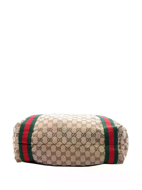 Gucci 2016-2026 Gg Canvas Web Tote Bag