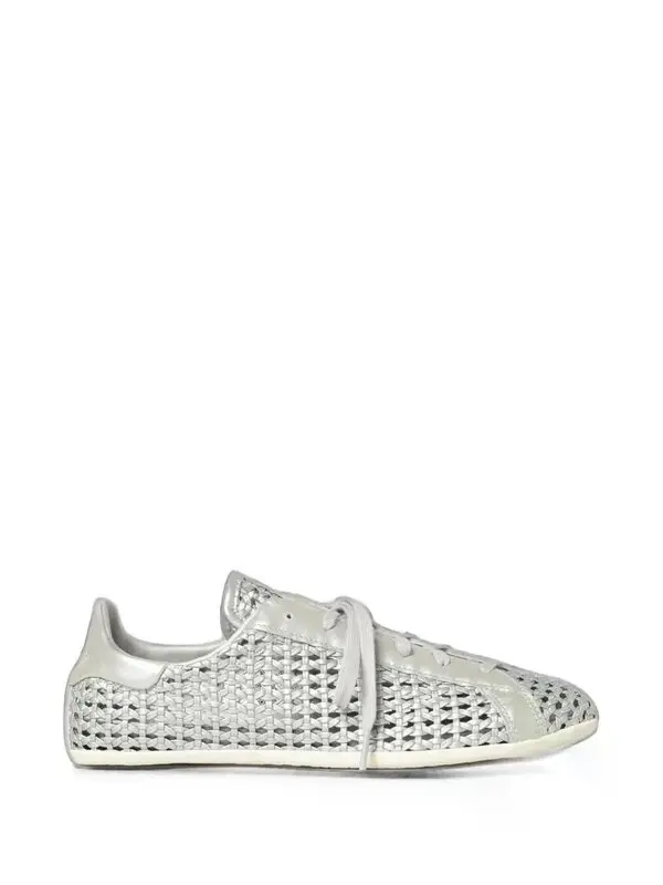 Adidas Stan Smith Lo Pro Woven Sneakers - Silver
