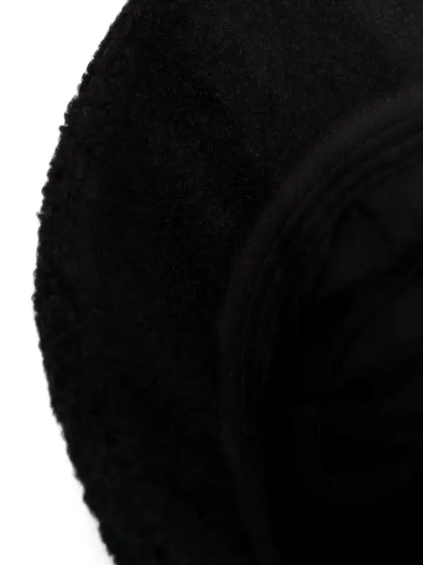 COLMAR Teddy Fleece-texture Logo-patch Bucket Hat
