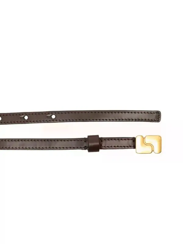 Soeur Logo-buckle Leather Belt