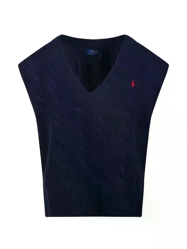 Polo Ralph Lauren Cable-knit V-neck Knitted Vest