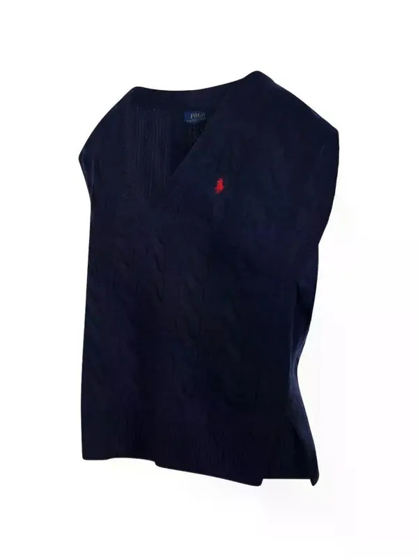 Polo Ralph Lauren Cable-knit V-neck Knitted Vest