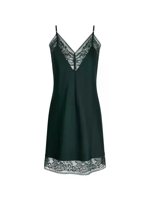 AUBADE Midnight Whisper Lace-trim Nightdress - Green
