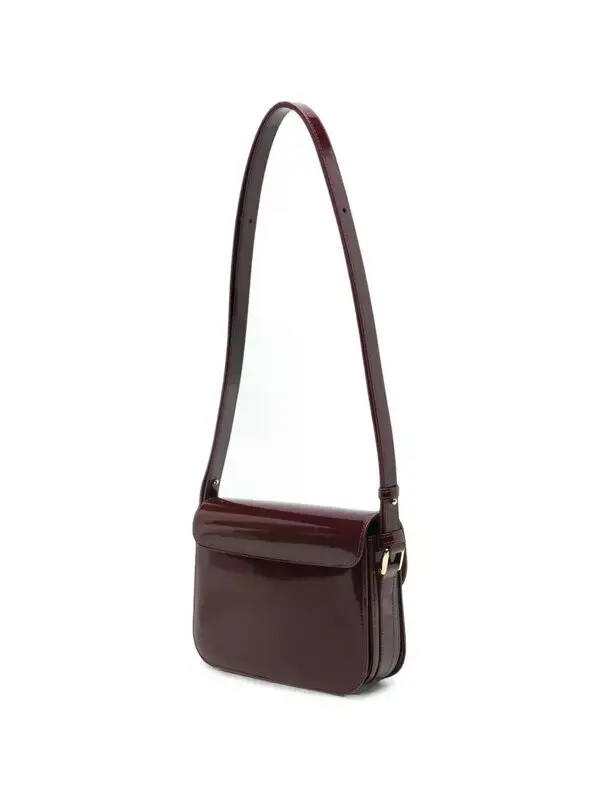 A.p.c. Small Grace Patent-leather Shoulder Bag
