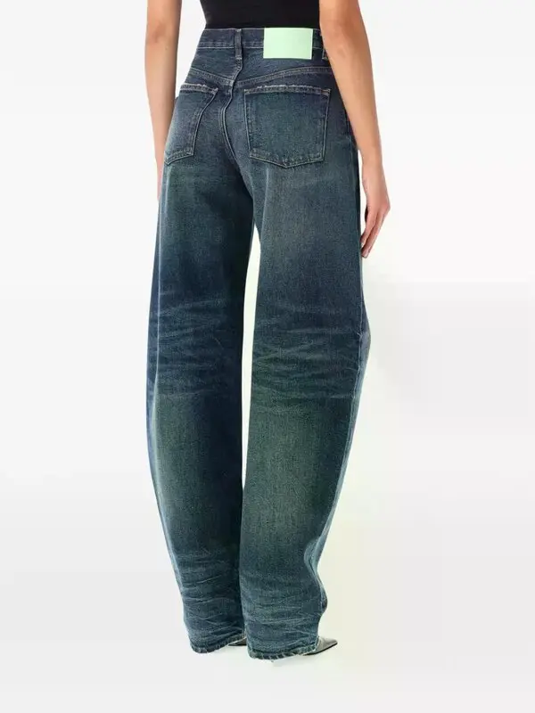 HAIKURE Bibi Faded Whiskered Tapered Jeans