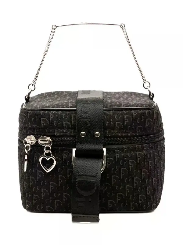 Dior 2004 Mini Diorissimo Trotter Canvas Vanity Bag