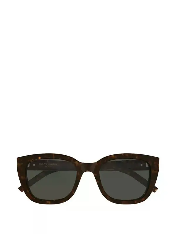 Saint Laurent Sl M176 Tortoiseshell-effect Square-frame Sunglasses