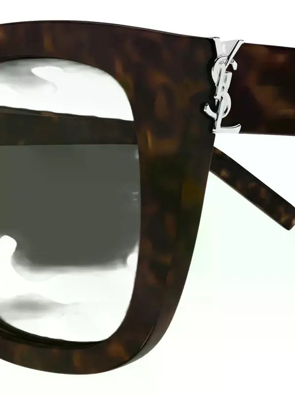 Saint Laurent Sl M176 Tortoiseshell-effect Square-frame Sunglasses