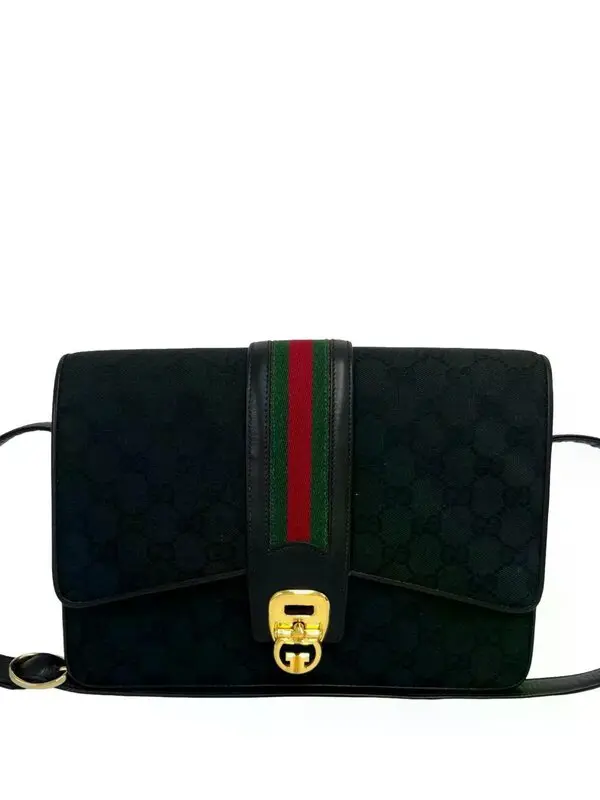 Gucci 20th Century Gg Canvas Web Crossbody Bag