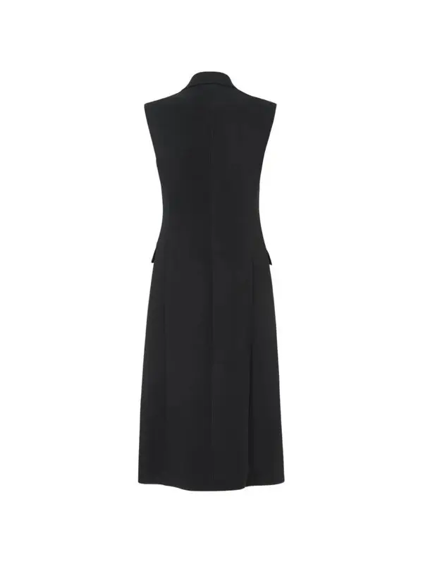 Fendi Double-breasted Sleeveless Midi Dress