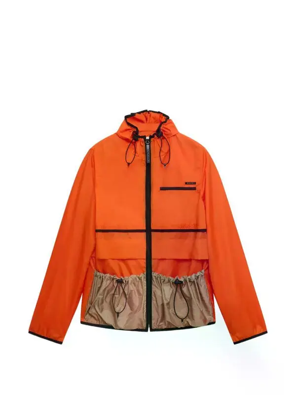 Marni Nylon Jacket With Drawstring Pockets