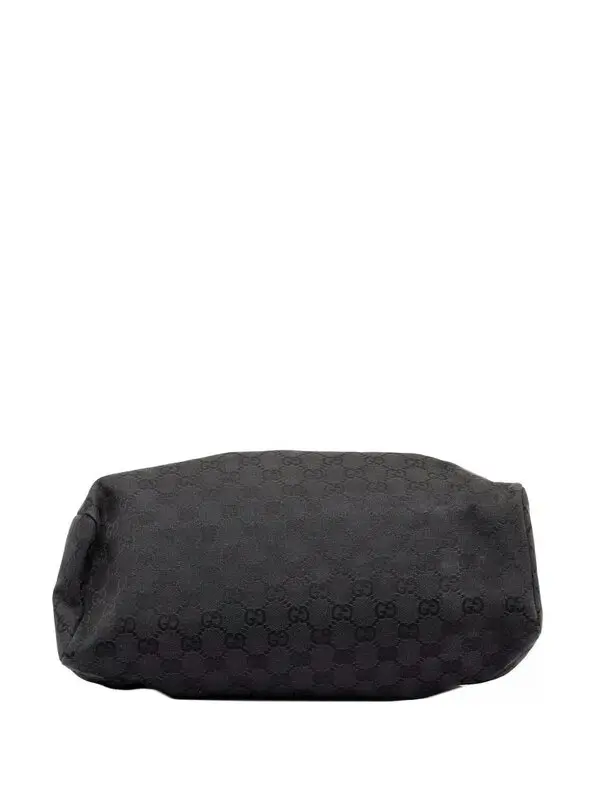 Gucci 2000-2015 Gg Canvas Wood Frame Handbag