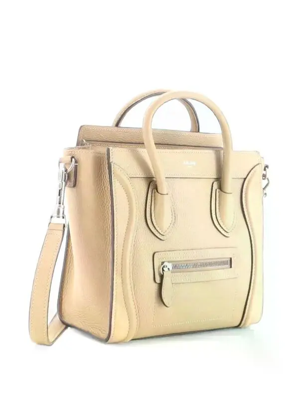 Celine Luggage Bag Grainy Leather Nano Crossbody Bag
