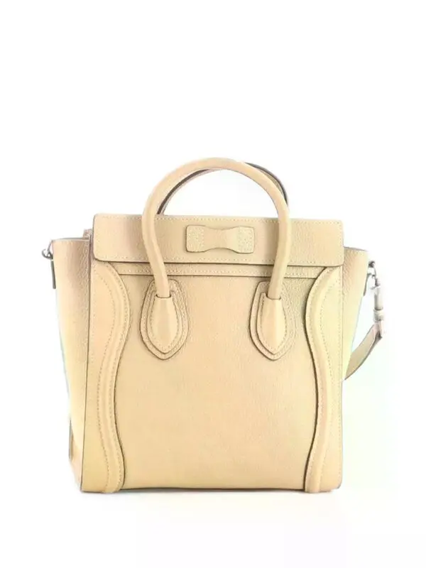 Celine Luggage Bag Grainy Leather Nano Crossbody Bag
