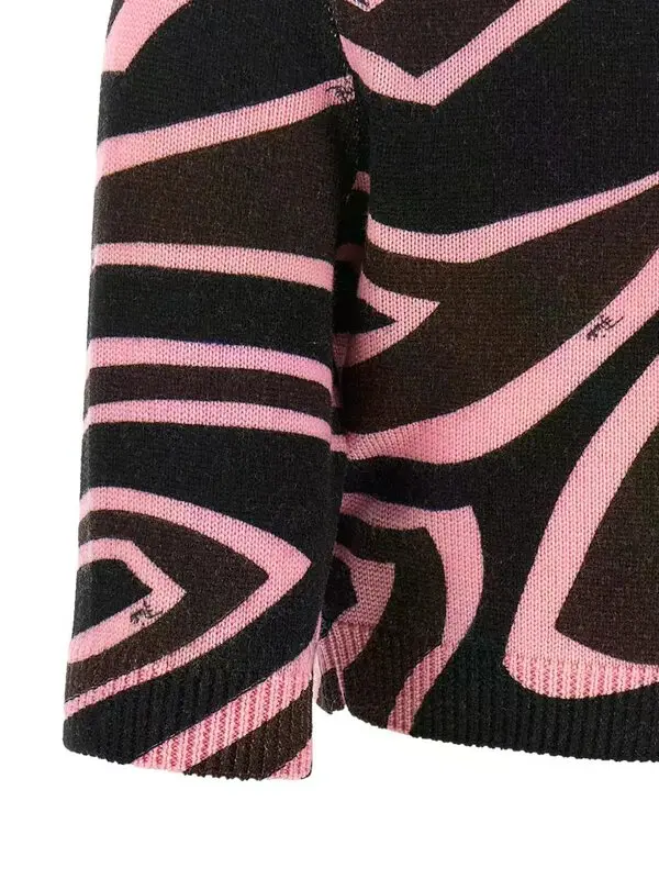 Emilio Pucci Onde Cropped Cardigan