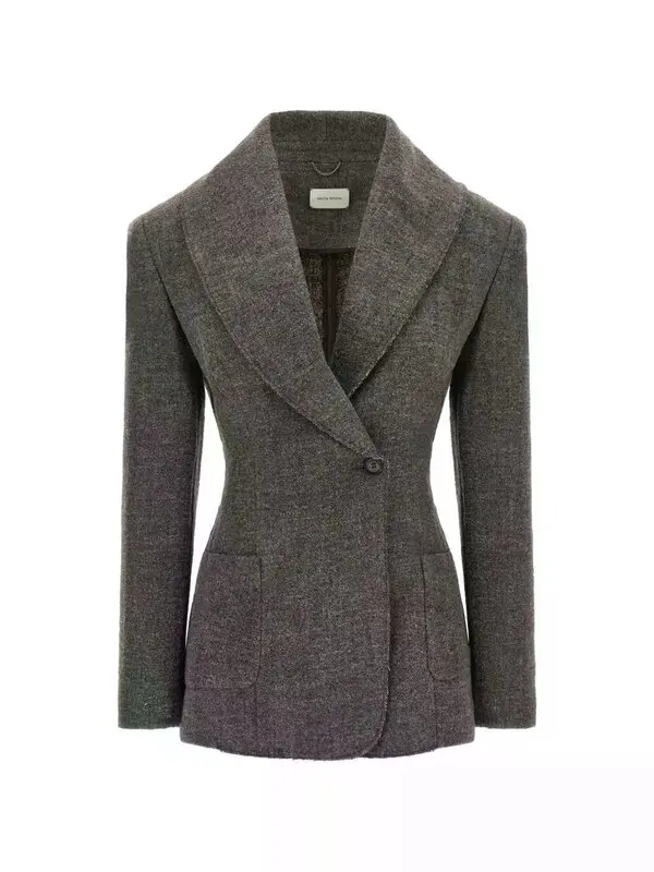 Magda Butrym Double-breasted Shawl-collar Blazer