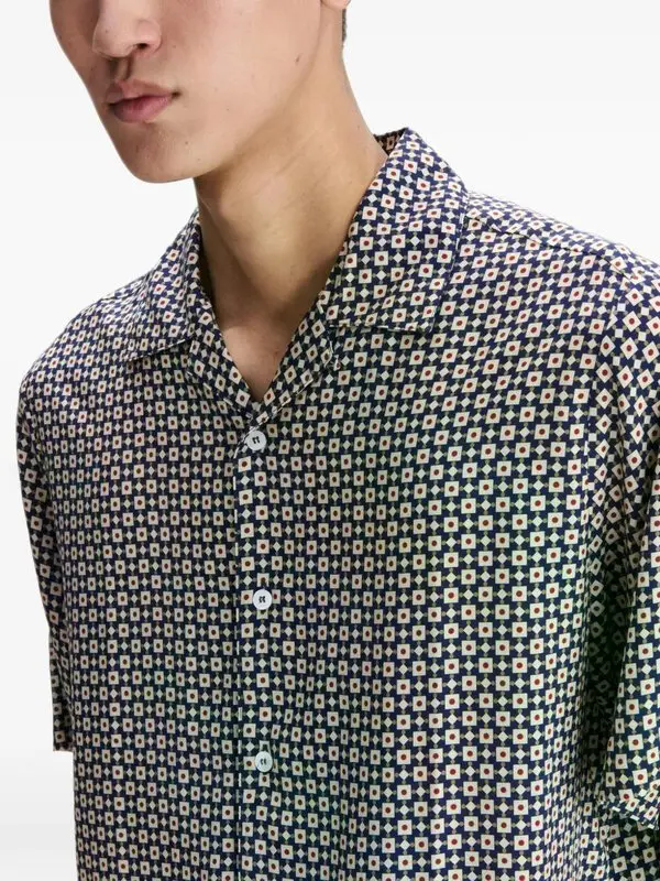 A.p.c. Geometric-print Shirt