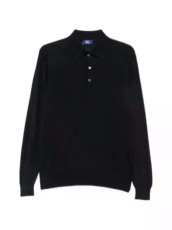 Fedeli Long-sleeve Polo Shirt