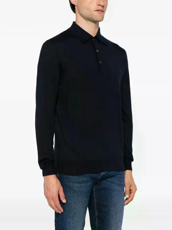 Fedeli Long-sleeve Polo Shirt