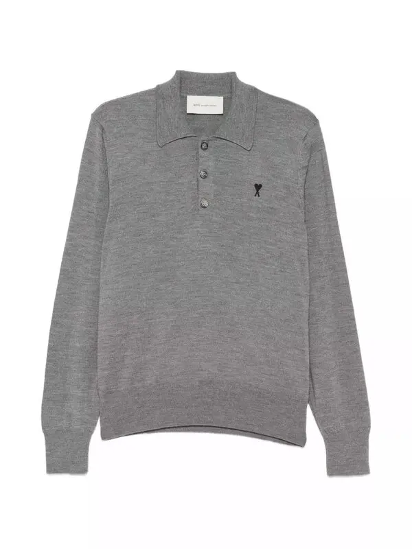 AMI Paris De Coeur Polo Shirt