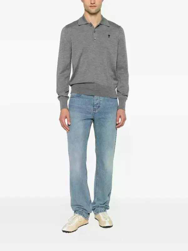 AMI Paris De Coeur Polo Shirt