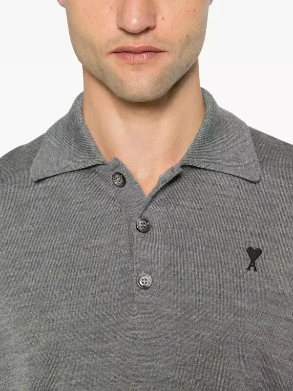 AMI Paris De Coeur Polo Shirt