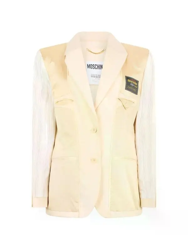 Moschino Logo-patch Blazer