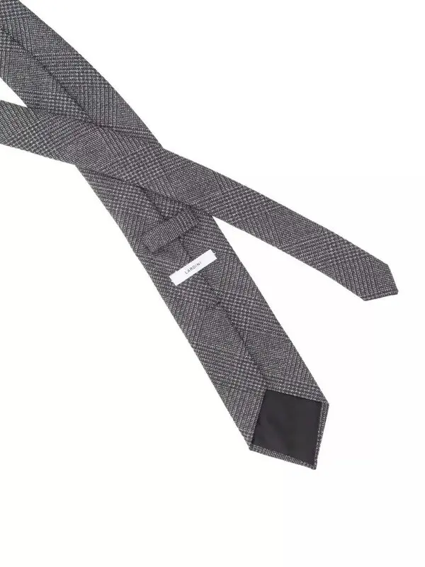 LARDINI Prince Of Wales Check Tie