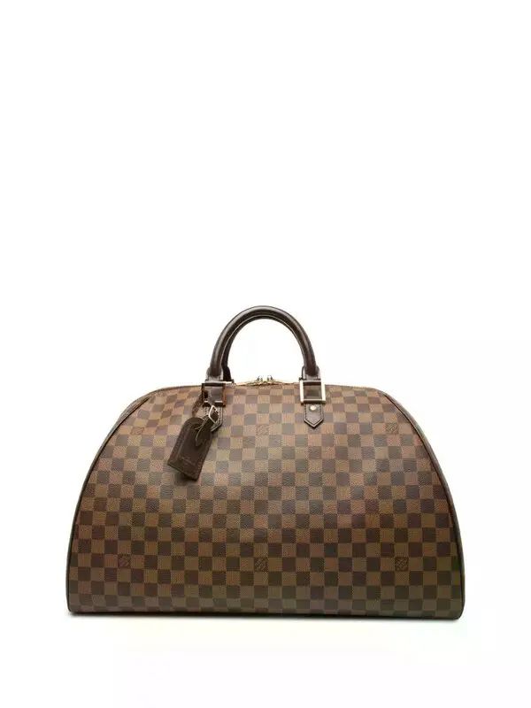 LOUIS VUITTON 2002 Damier Ebene Ribera Gm Travel Bag